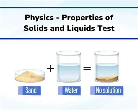 Practice Test For Physics Properties Of Solids And Liquids Online Practice Test Eklavvya Ai