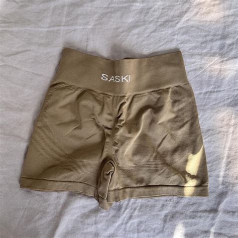 Saski Seamless Range Nude Shorts Small Depop