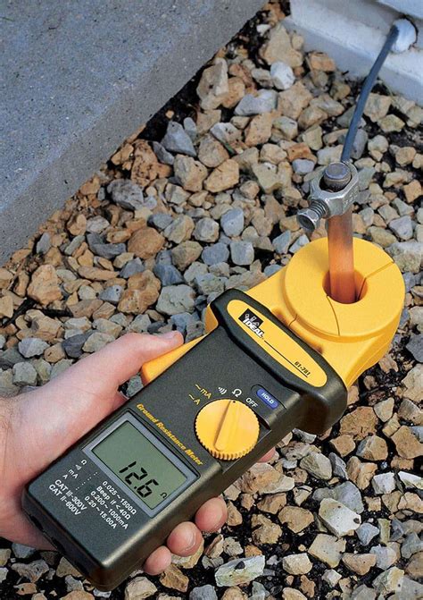 Clampon Earth Tester For Measuring Grounding Resistance Alat Pengukur Tahanan Pembumian