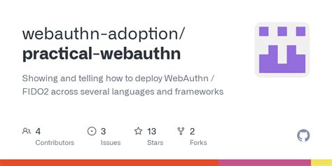 Issues · Webauthn Adoptionpractical Webauthn · Github