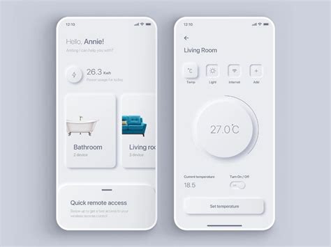 Daily Ui 007 Smart Home App Settings App Design Inspiration App Ui