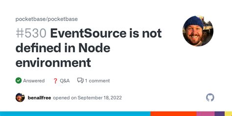 Eventsource Is Not Defined In Node Environment · Pocketbase Pocketbase