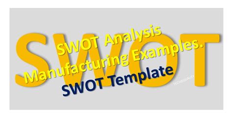 Detailed Swot Analysis Examples Download Swot Tools