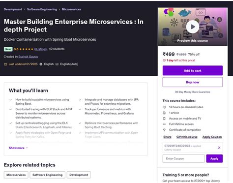 Microservices Springboot Backenddevelopment Techupskilling