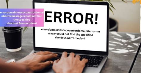 Errordomain Nscocoaerrordomain Errormessage Could Not Find The