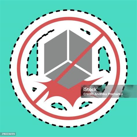 스티커 선이 끊어지지 않습니다 패키징 기호 요소 인쇄물 포스터 로고 제품 포장 표지판 탐험 등에 적합합니다 0명에 대한 스톡 벡터 아트 및 기타 이미지 Istock