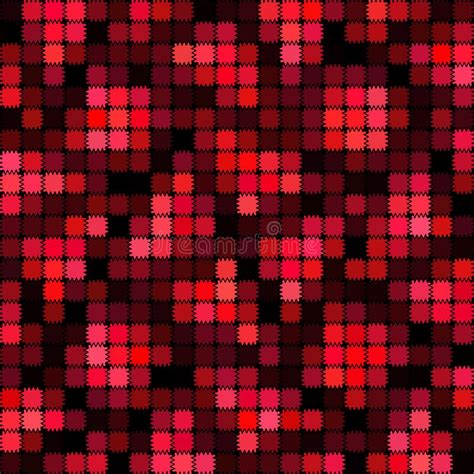 Red Blocks Pattern Stock Illustration Illustration Of Design