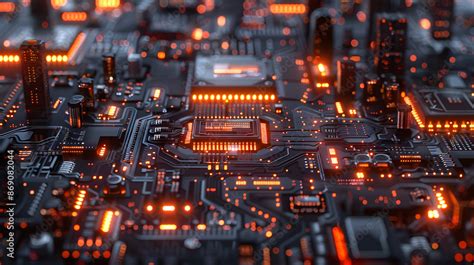 Highly Detailed Technology Texture Ai Supercomputer Chrome Insane