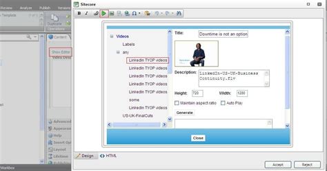 Sitecore The Net Cms Custom Popup Window In Sitecore Rte