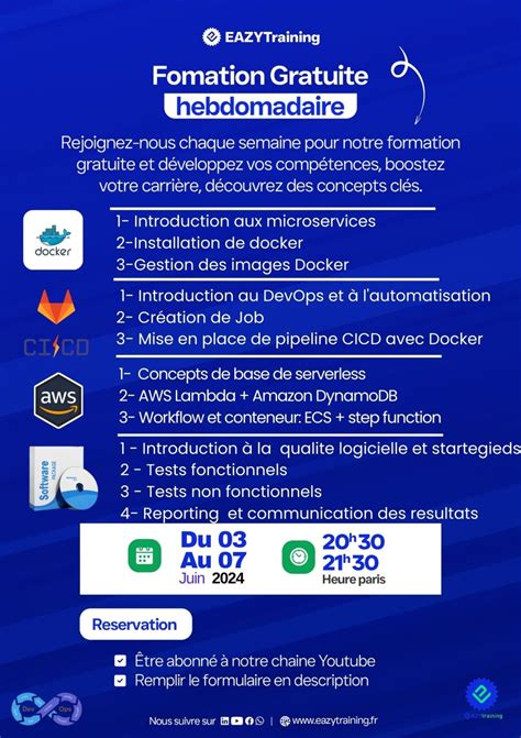 docker gitlab cicd aws serveless qualite logicielle débutez