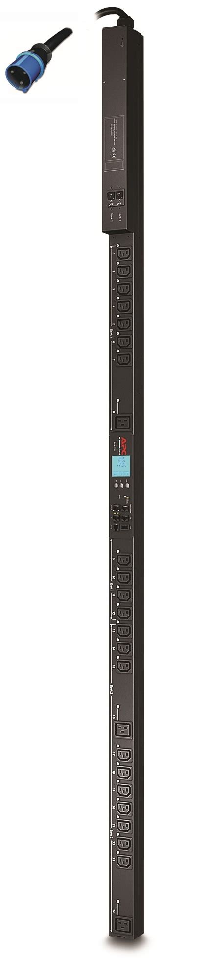 Apc Rack Pdu 2g Metered By Outlet With Switching Zerou 32a 230v 21 C13 And 3 C19 0 In