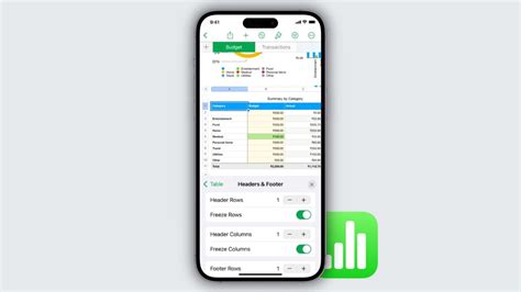 How To Freeze Columns And Rows In Numbers On Mac And Ios