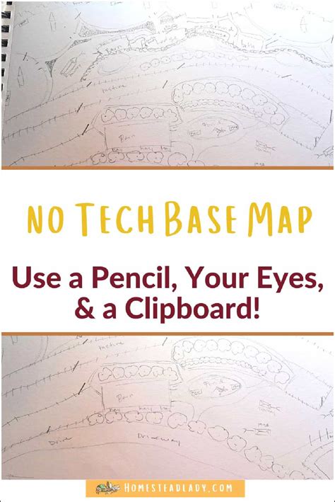 Easy Ways To Draw A Homestead Base Map Homestead Lady