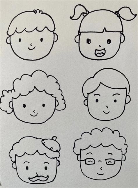 儿童简笔画大全图片人物 儿童简笔画大全图片人物女孩漫画 画趣文库（我爱生活）