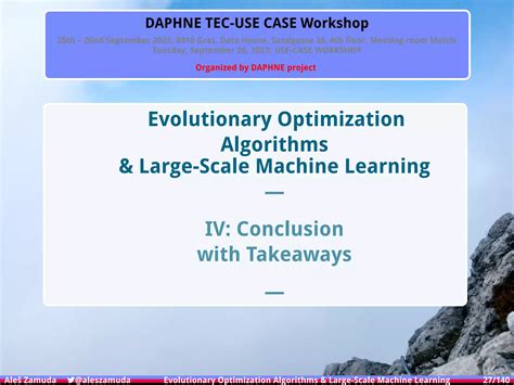 Evolutionary Optimization Algorithms And Large Scale Machine Learning Pdf Genetics Science
