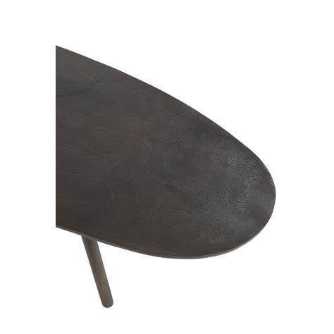Table Basse Design Goutte 120cm Noir