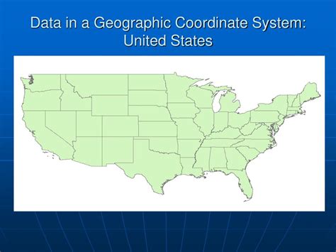 Ppt Introduction To Coordinate Systems And Working With Coordinate Systems In Arcgis