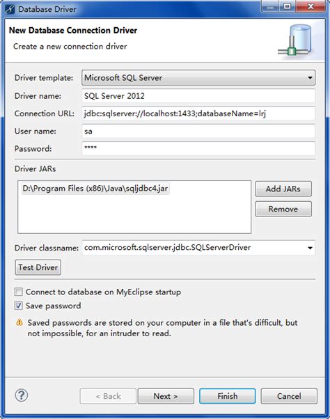 Myeclipse中db Browser连接sql Server2012dbbrowser添加sqlserver Csdn博客