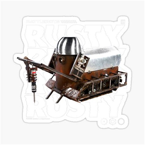 Battlebots Rusty Robot Text Stack Sticker By Simpleai Redbubble Battlebots Rusty Robot Text Stack Sticker By Simpleai Redbubble