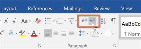 Word Indents And Tabs