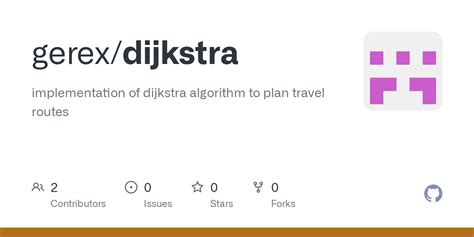 Github Gerexdijkstra Implementation Of Dijkstra Algorithm To Plan