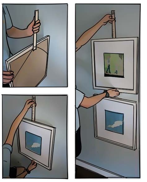 A Tool To Align Your Frames On The Wall Levelling The Frames