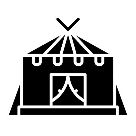 premium vector tent vector illustration