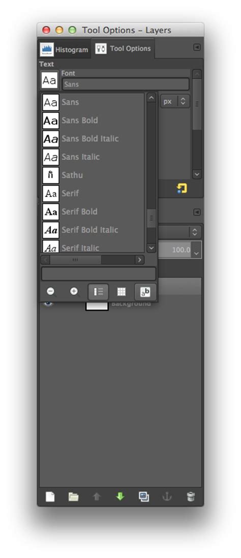 GIMP Preview Fonts Ways To Open Fonts Dialog Md Ahmed Amayem S Notes