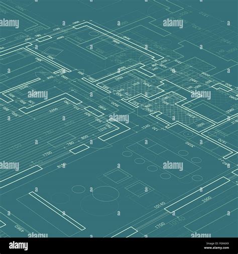 Blueprint Vector Illustration Stock Vector Image Art Alamy