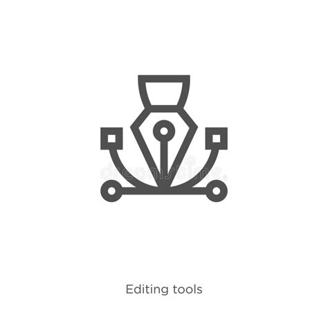 Vector Icon Vector From Editing Tools Collection Thin Line Vector Outline Icon Vector