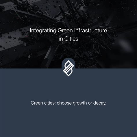 Integrating Green Infrastructure In Cities → Scenario