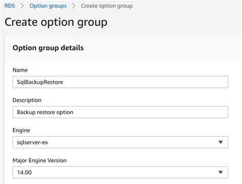Amazon Web Services Restore From S3 Bucket To Sql Server Getting