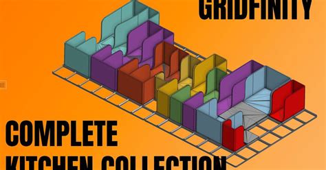 Gridfinity Complete Kitchen Collection W Modular Expansion Pieces By Jonathan Levi Download