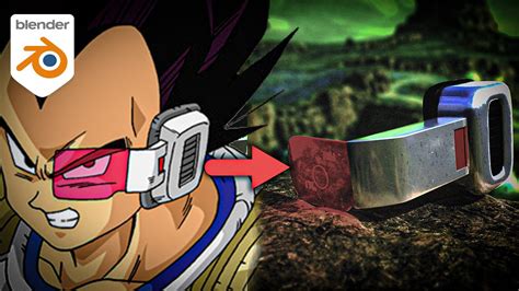 Blender 3d Tutorial 3d Modeling Dragon Ball Z Scouter Youtube