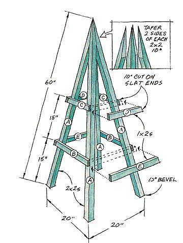 This Diy Trellis Adds Height And Charm To Any Garden Artofit