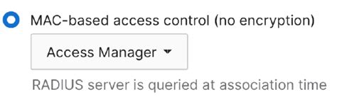 Access Manager Non 8021x Supported Iot Or Other Endpoints Mac