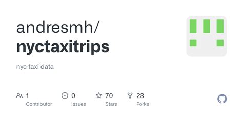 GitHub Andresmh Nyctaxitrips Nyc Taxi Data