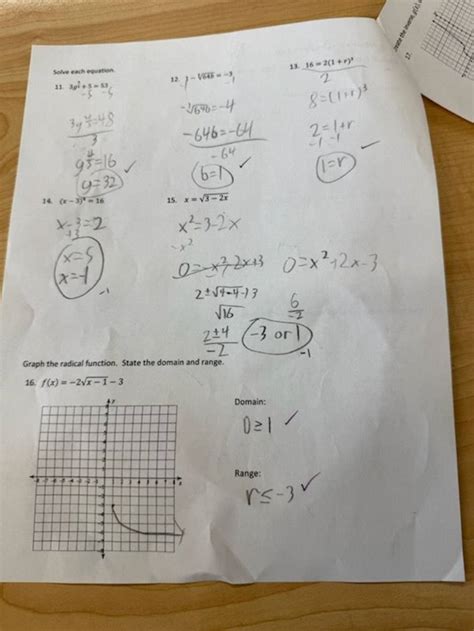 Solve Each Equation 1 3 G 2 553 Mid Sqrt 646 3 Begin Array