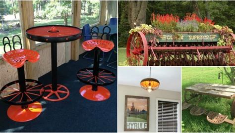 10 Artistic Farm Equipment Repurposing Ideas For Home And Garden Decor Rustic Diy Projects