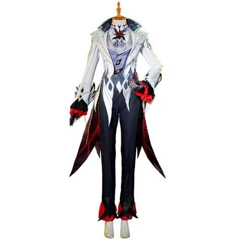 Genshin Impact Arlecchino Cosplay Costume Animee Cosplay