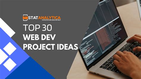 30 best web dev project ideas for beginners to advanced