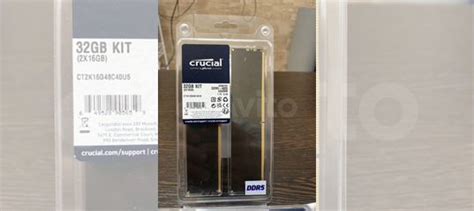 Оперативная память Crucial Ddr5 32gb Kit 2x16 купить в Москве