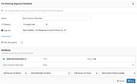 Schedule Types MyDataHelps Designer Help Center