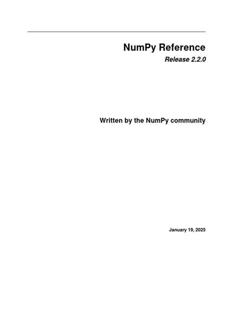 Numpy Ref Pdf Fast Fourier Transform Discrete Fourier Transform