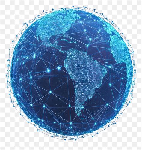 Png Digital Globe Interconnected Network Free Png Rawpixel