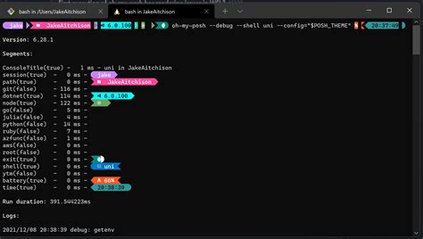 First Execution Of Oh My Posh Has Rendering Issues In Wsl2 · Issue