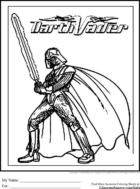Darth Vader Coloring Pages Coloring Home