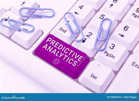 Conceptual Display Predictive Analytics Business Concept Optimize
