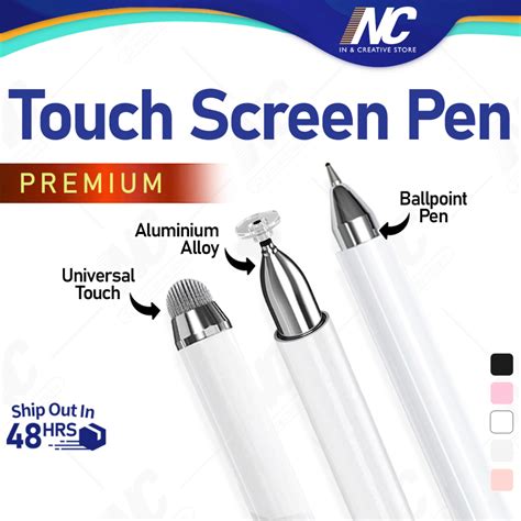 Premium Touch Screen Stylus Pen For Phone Ios Android Windows Shopee Malaysia