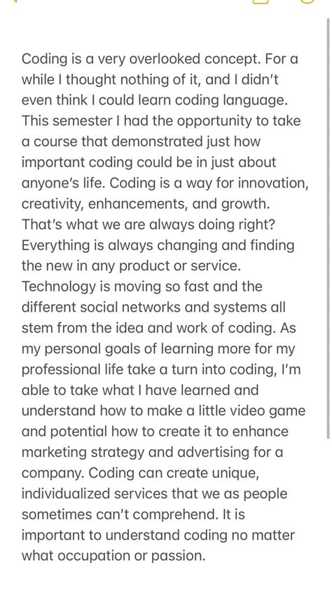 Coding Is Important